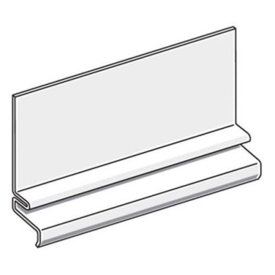 Fine Texture Cladding 9mm Aluminium Base Trim Connector | WetTrades